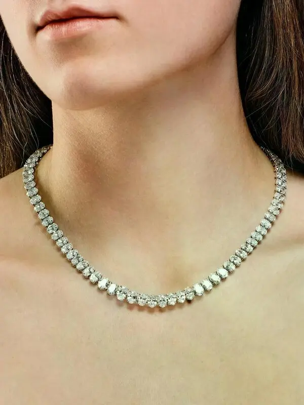 JEWELS AFICIONADO Diamond Tennis Necklace