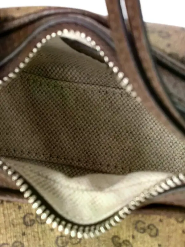 Gucci Attache Micro Gg Coated Canvas Mini Hobo Bag - Brown