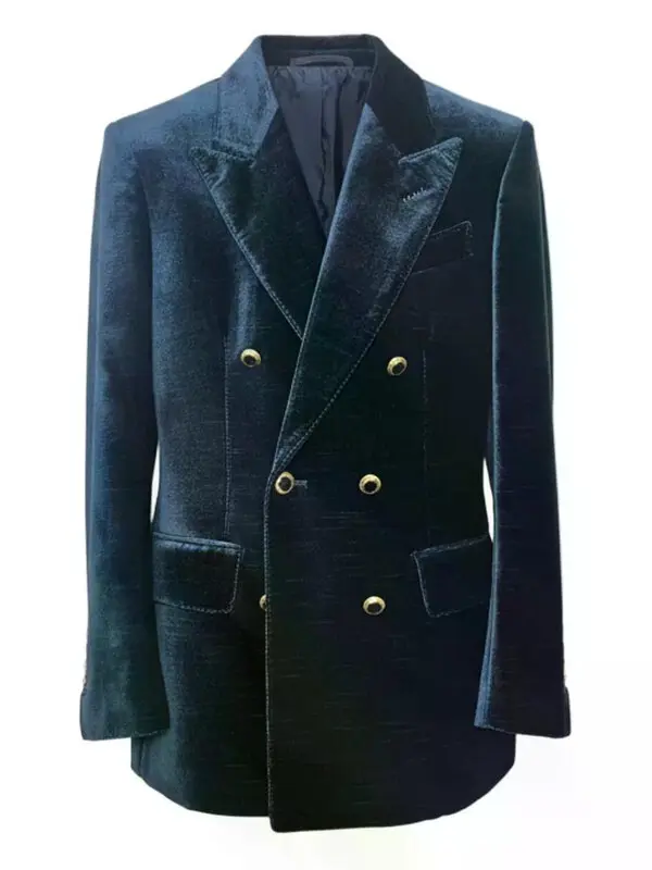 TOM FORD Double-breasted Velvet Blazer