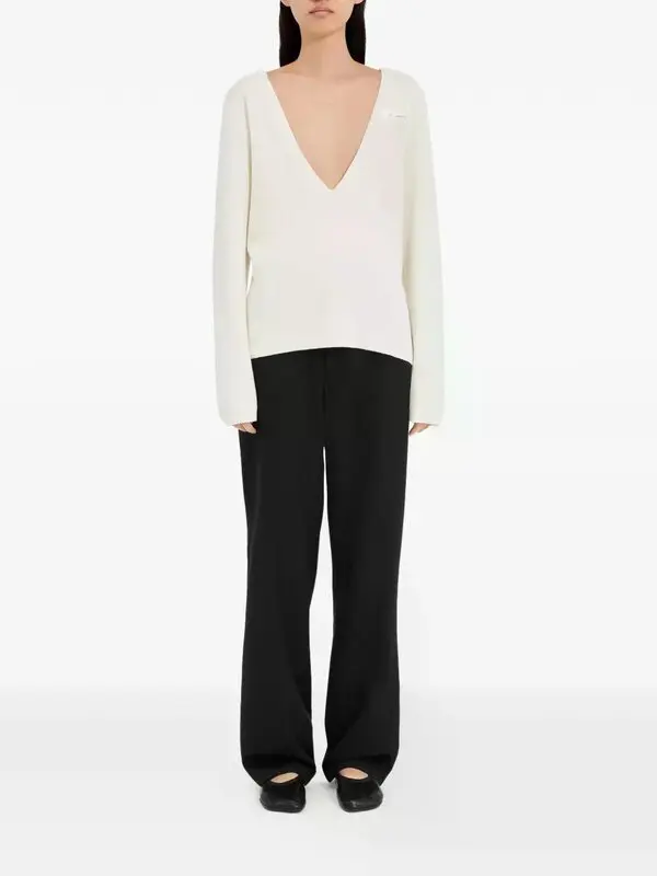 MAISON MARGIELA V-neck Long Sleeve Sweater
