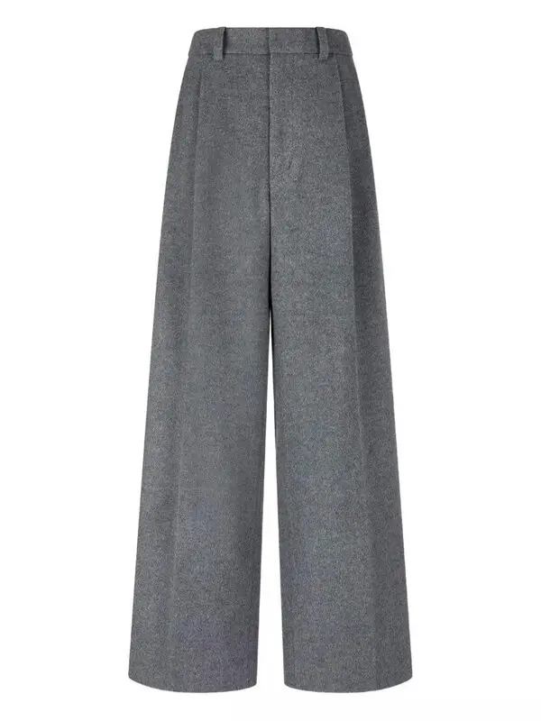 STUDIO TOMBOY Pleated Wool Trousers - Grey