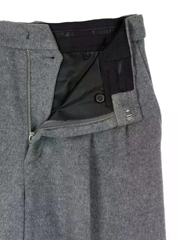 STUDIO TOMBOY Pleated Wool Trousers - Grey