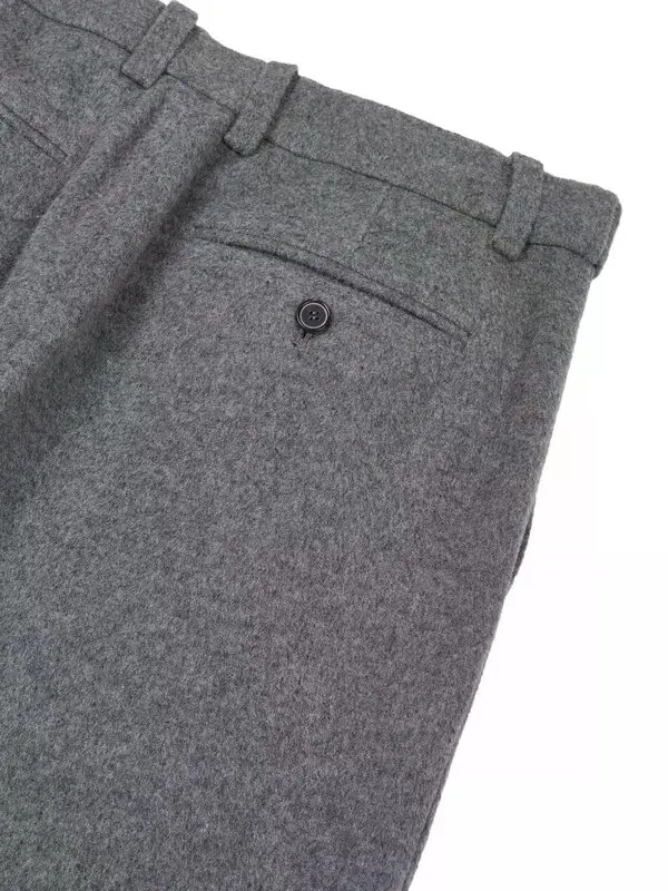 STUDIO TOMBOY Pleated Wool Trousers - Grey
