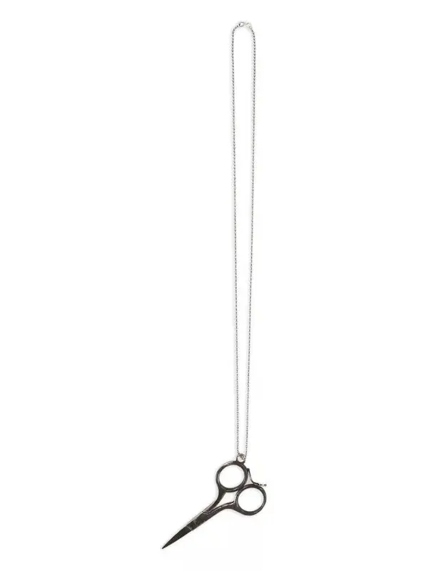 ALEXANDER DIGENOVA Scissors Pendant Necklace - Silver