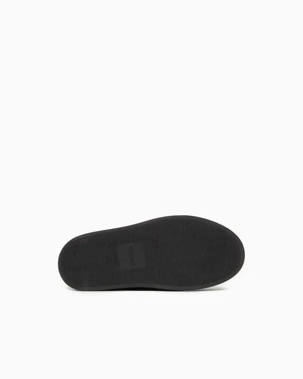 Giorgio Armani Leather Cut-out Sandals - Black
