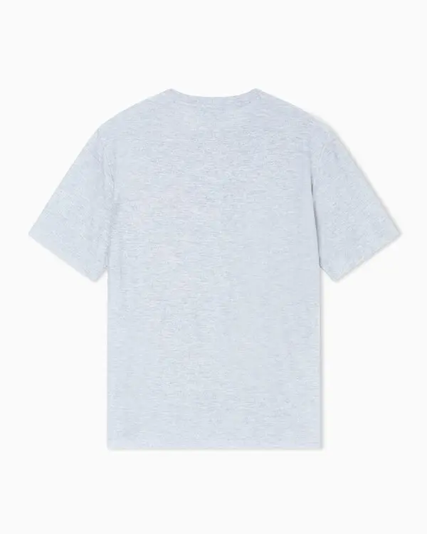 Giorgio Armani Viscose And Cashmere Jersey Crew-neck T-shirt