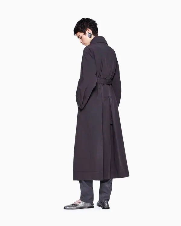 Giorgio Armani Technical Fabric Trench Coat