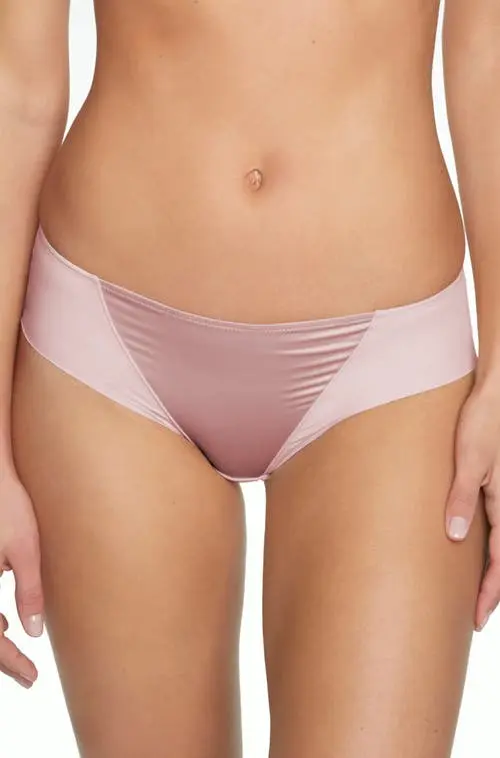 DOMINIQUE INTIMATES Bianca Laser Cut Bonded Brief - Pink