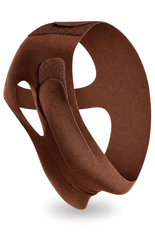 LOVE AND PEBBLE Snatched Jaw Strap - Brown