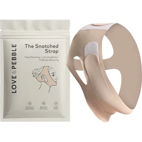 LOVE AND PEBBLE Snatched Jaw Strap - Light