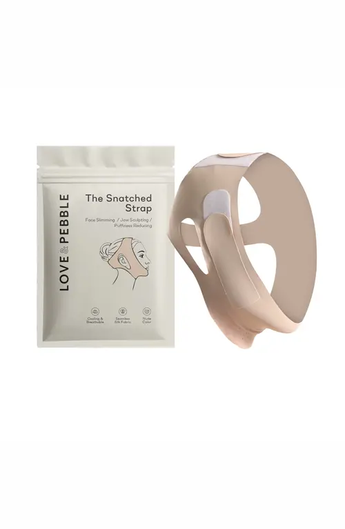 LOVE AND PEBBLE Snatched Jaw Strap - Light