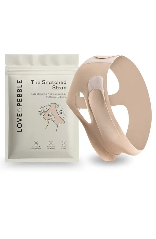 LOVE AND PEBBLE Snatched Jaw Strap - Light