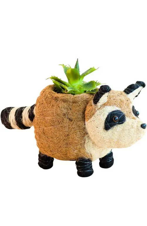 LIKHA Woodland Animal Coco Coir Planters - Brown