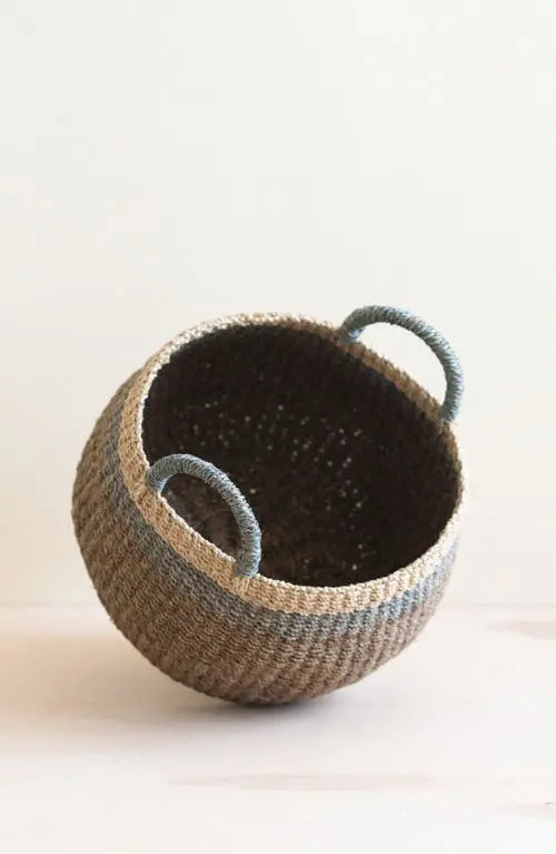 LIKHA Tabletop Bulge Basket - Brown