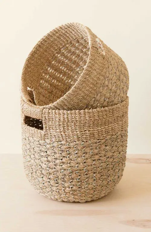 LIKHA Round Bottom Basket - Grey