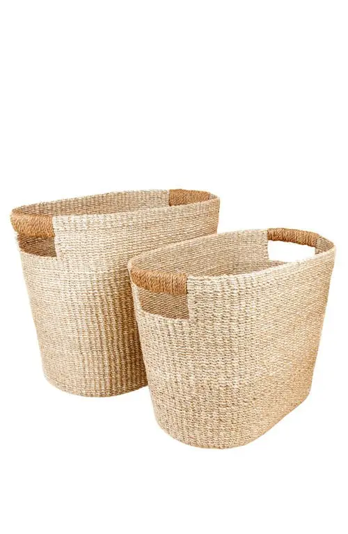 LIKHA Rounded Oval Basket - Tan