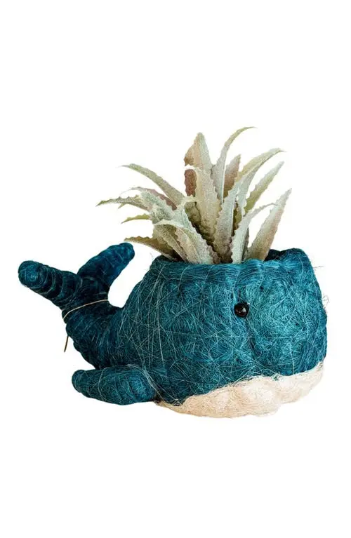 LIKHA Aquatic Animal Coco Coir Planters - Blue