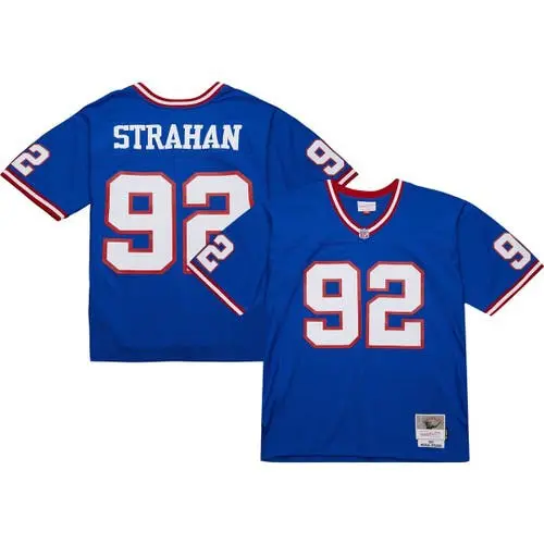 Mitchell & Ness Michael Strahan New York Giants 1993 Retired Player Replica Jersey - Royal
