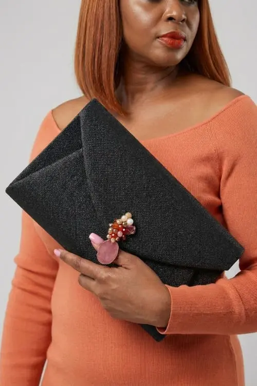 LARALLAN Mabel Oversized Envelope Clutch