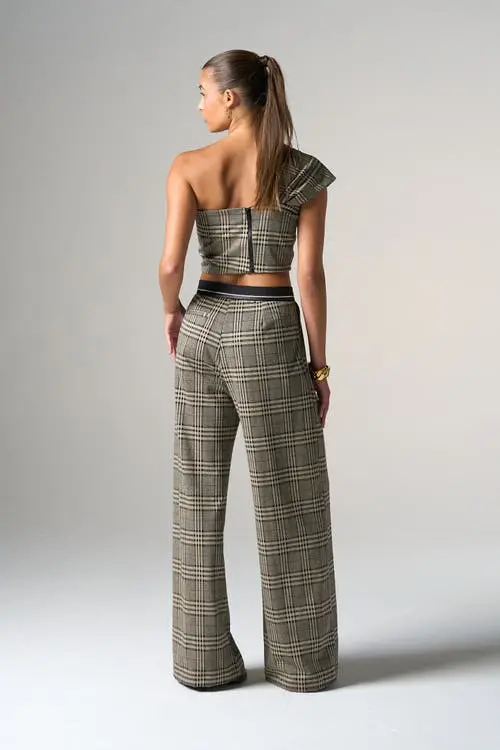 JBQ Aubrey Plaid Trousers