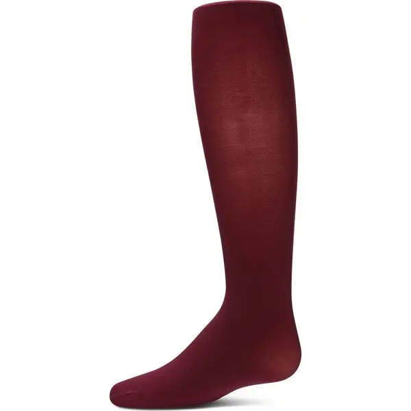 MEMOI Winter Opaque Nylon Tights - Maroon