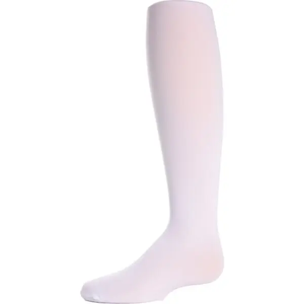 MEMOI Winter Opaque Nylon Tights - Winter White