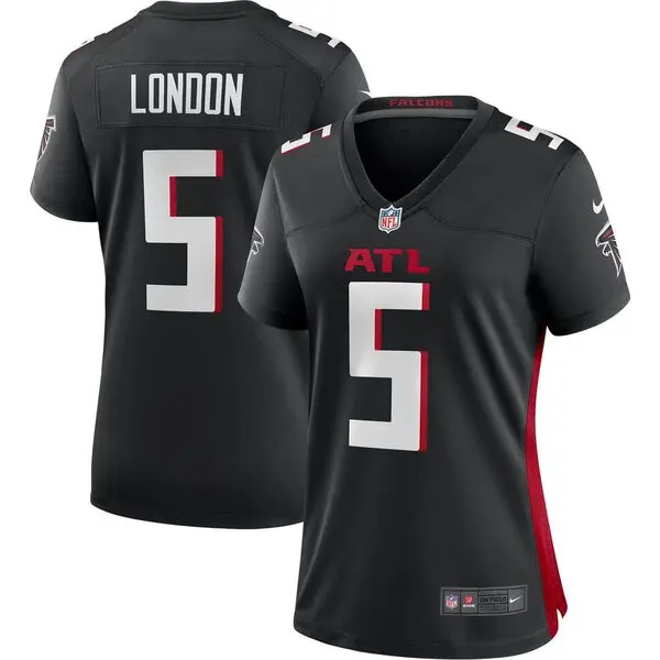 Nike Drake London Atlanta Falcons Player Game Jersey - Black