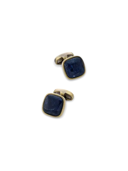 PAUL FREDRICK Lapis Stone Cufflinks - Blue