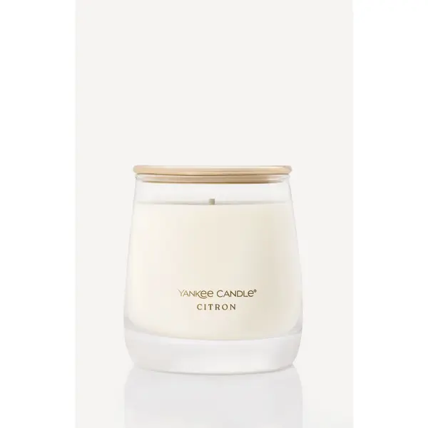 YANKEE CANDLE Citron Premium Jar Candle - White