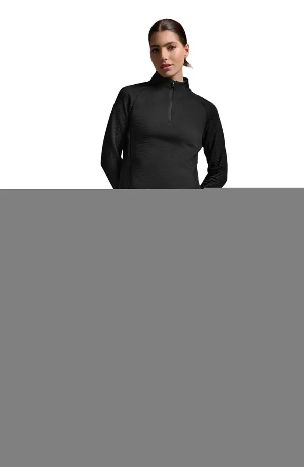 2xu Ignition Haptic 1/4 Zip - Black/silver Reflective