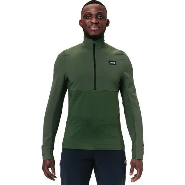 GOREWEAR Trailkpr Hybrid 1/2-zip Jacket - Utility Green