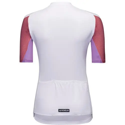 GOREWEAR Spirit Triangles Jersey - White/lab Red