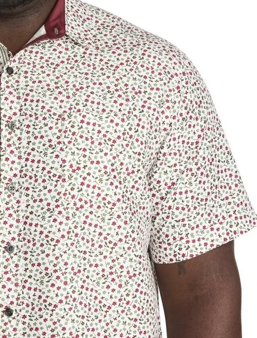 SYNRGY BY DXL Big & Tall Fall Floral Print Sport Shirt
