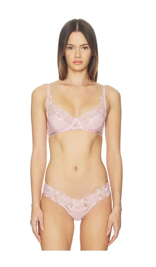For Love & Lemons Blissful Blooms Underwire Bra - Pink