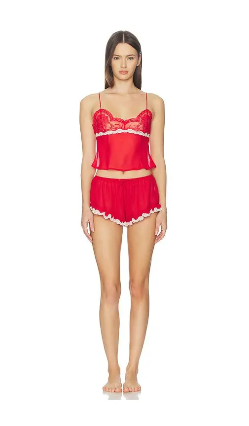 For Love & Lemons Fiona Lace Camisole Top