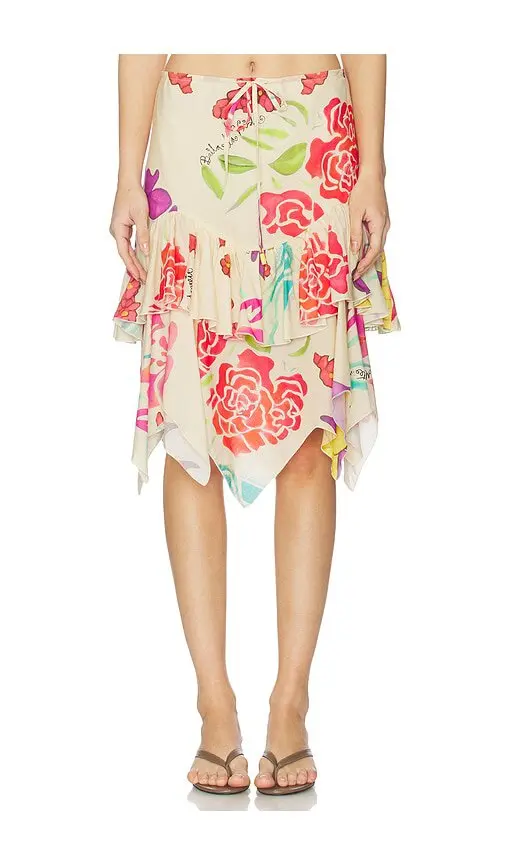 DONDE ESTEBAN Flores Voile Skirt