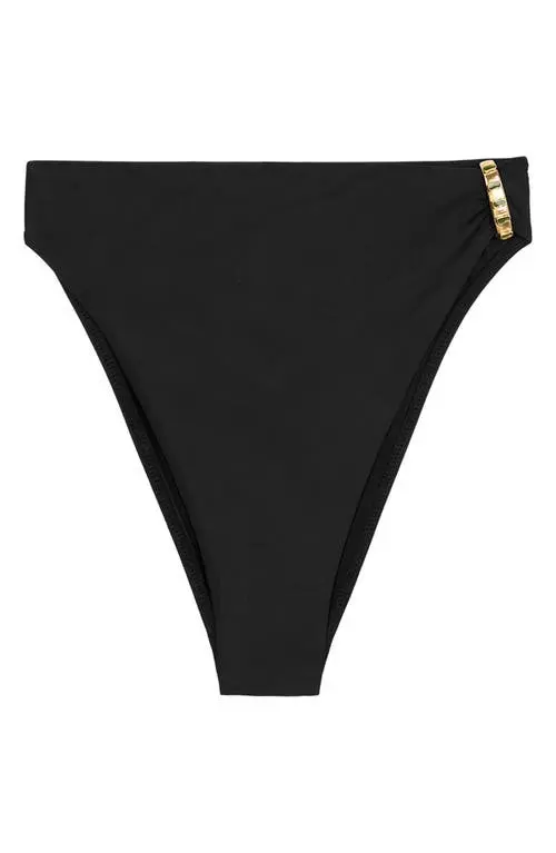 VIX PAULA HERMANNY Bessie Solid Hipster Bikini Bottoms - Black