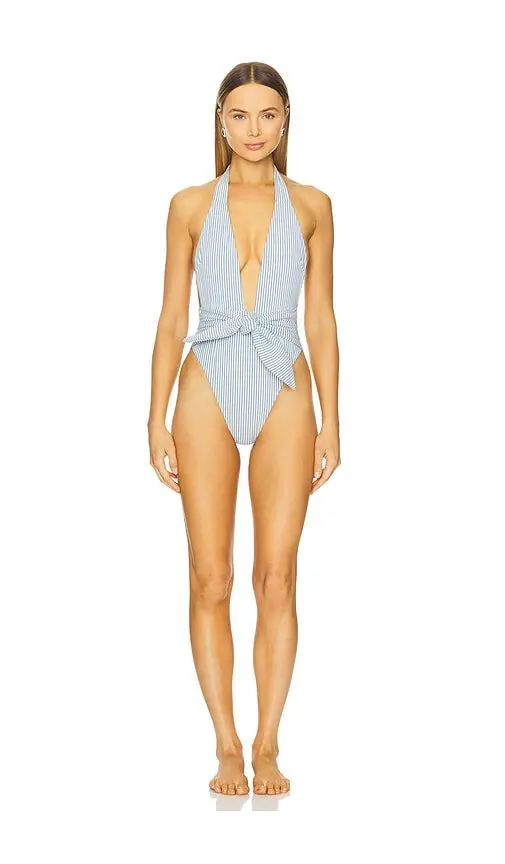MONTCE Tropez One Piece - Blue Stripe