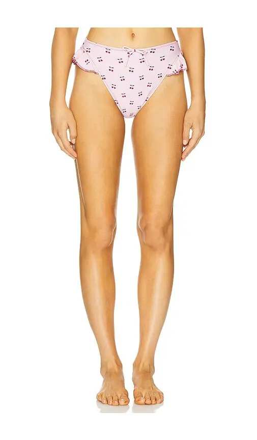 MONTCE Pia Highwaist Bikini Bottom - Cherries