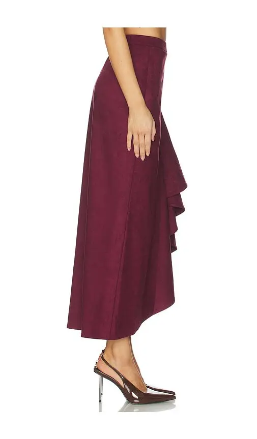 Line & Dot Valen High-low Ruffle Skirt