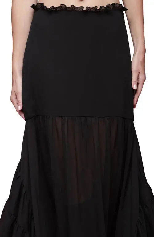 Avec Les Filles Handkerchief Hem Occasion Skirt