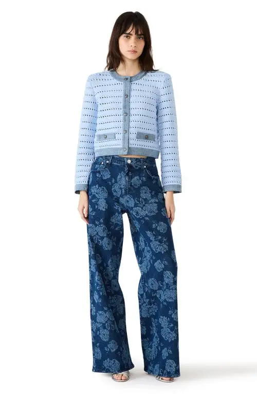 Steve Madden Cassette Cardigan - Powder Blue