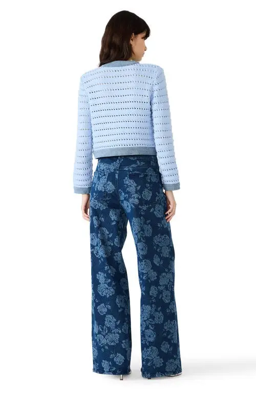 Steve Madden Cassette Cardigan - Powder Blue
