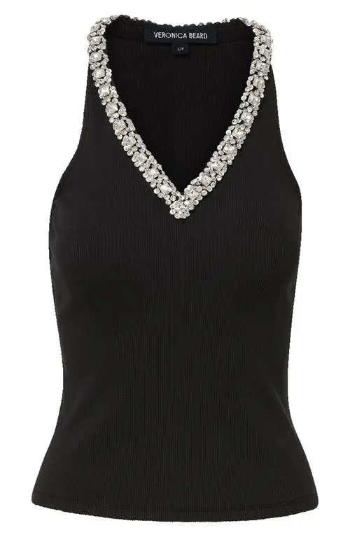 Veronica Beard Ayres Jeweled Tank