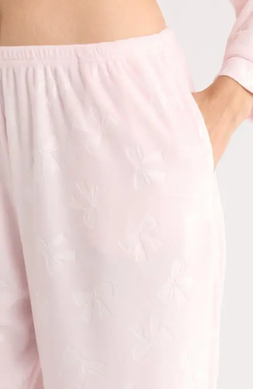 FLORA BY FLORA NIKROOZ Addie Velour Long Pajamas