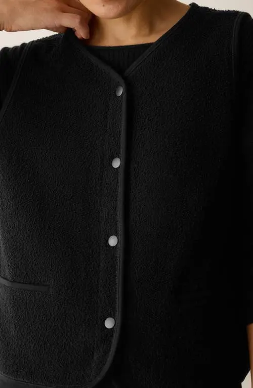 Eileen Fisher Stretch Organic Cotton V-neck Vest