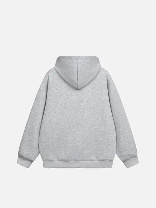 AELFRIC EDEN Cartoon Dachshund Hoodie - Grey