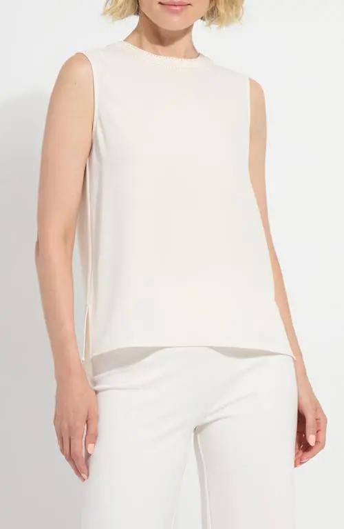 Lyssé Kavita Sleeveless Top - Chalk