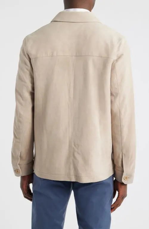 Bugatchi Suede Shirt Jacket