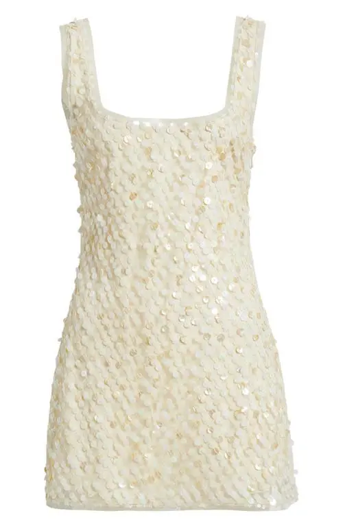 LoveShackFancy Ciris Sequin Minidress